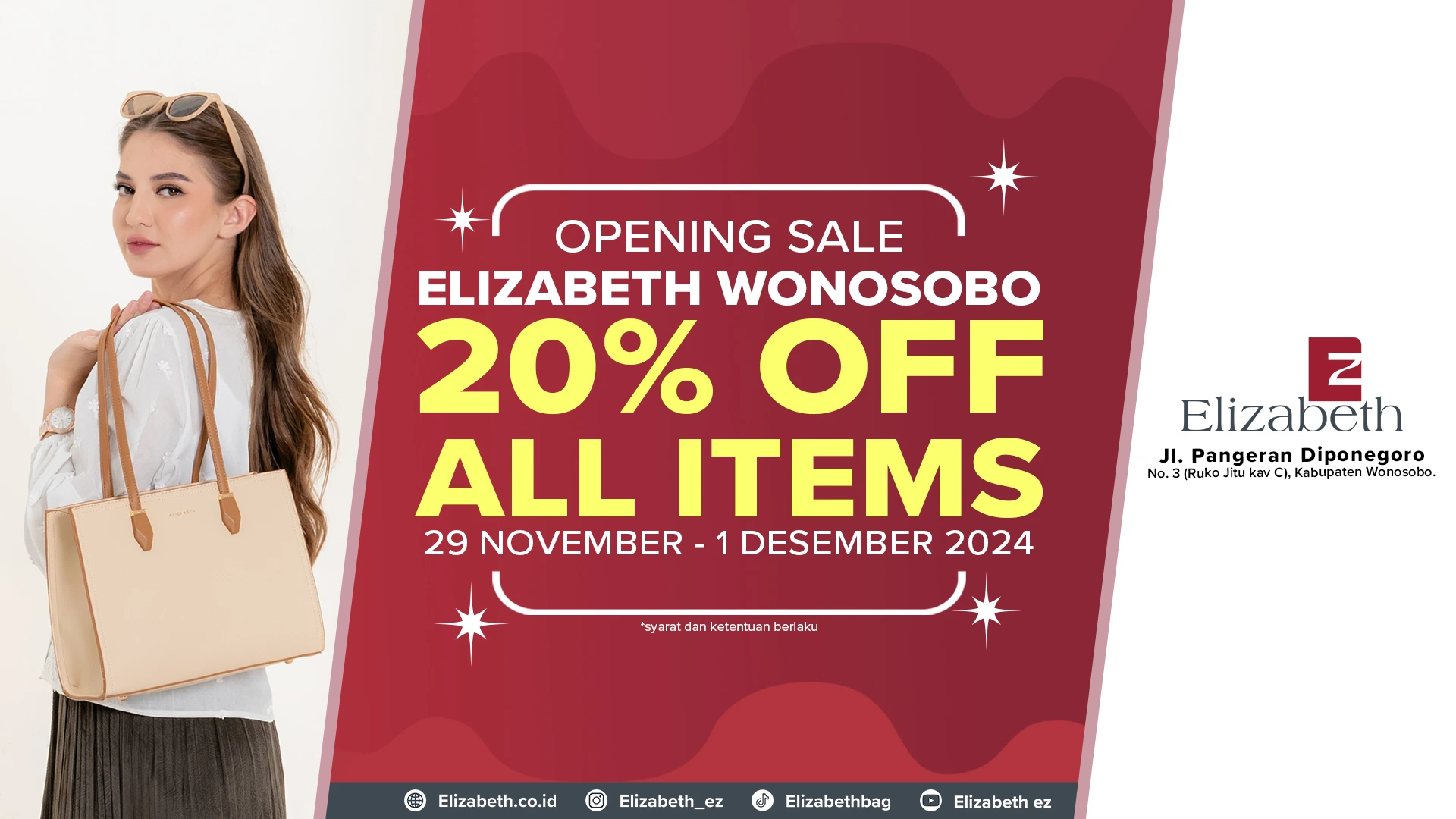 Merayakan Grand Opening Store Elizabeth Wonosobo! - Elizabeth Bags